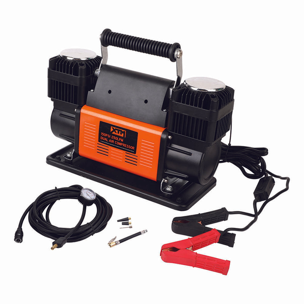 XTM Dual Air Compressor 250LPM 150PSI – Avanii Outdoor